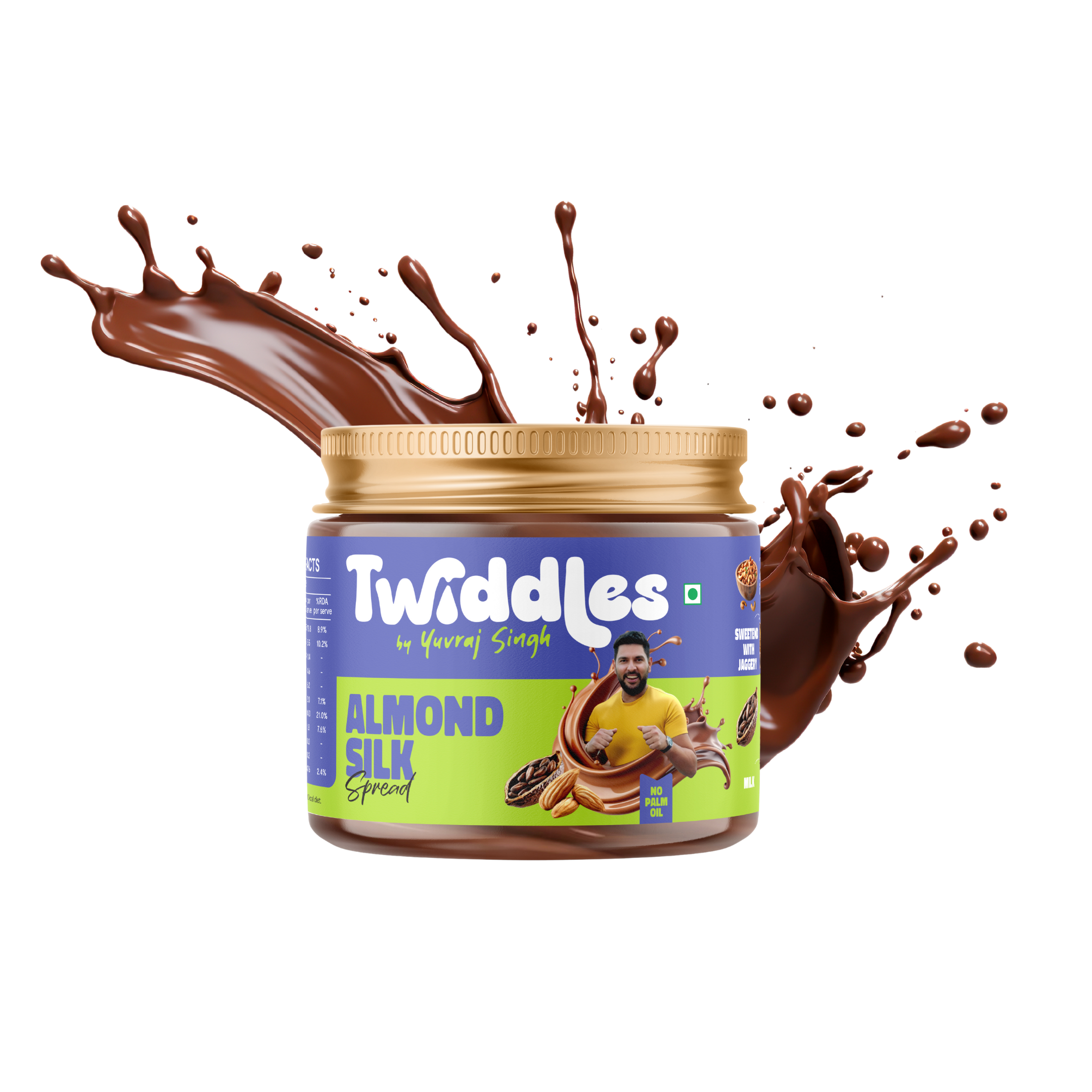 Twiddles Almond Silk Spread, 100g + Twiddles Date and Nut Power Bite,